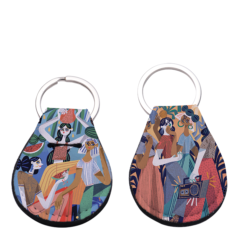 Ready to Ship Neoprene Coin Money Holder Key Chain Sublimation Blank ...